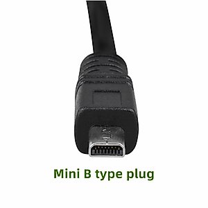 Xzrucst 3.3ft USB Data Cable Cord for Panasonic Lumix Camera DMC-G3 DMC-GX1 DMC-G2 G2W