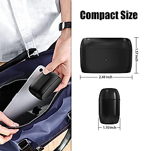 Charging Case for Jabra Elite 85t, Charging Case Replacement Compatible with Jabra Elite 85t Earbuds Charger Support Bluetooth Pairing, Wired and Wireless Charging (NOT Included Earbuds)
