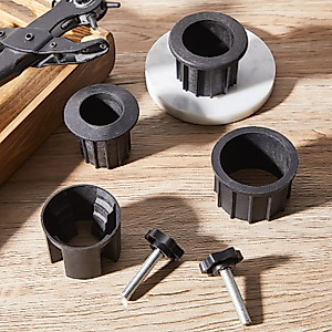 Hotop 12 Pcs Patio Umbrella Parasol Base Stand Hole Ring Plug Cover Umbrella Stand Replacement Part Patio Swing Umbrella Chair Replacement Parts