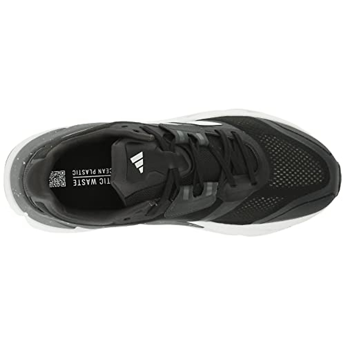 adidas Women's Adistar CS Running Shoe, Black/White/Carbon, 8.5