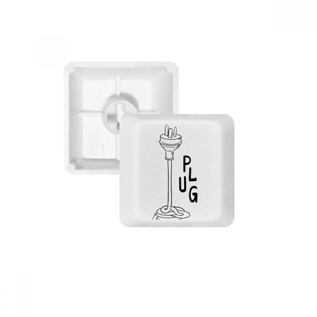 DIYthinker Three Hole Plug Line Hand-Drawing Keycap Mechanical Keyboard PBT Gaming Upgrade Kit