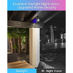 ZOSI C289 1080P WiFi Pan/Tilt Outdoor Security Camera,Home Surveillance PTZ IP Camera,Smart Light Siren Alarm,Color Night Vision,2-Way Audio,Person Vehicle Detection,Phone Remote,Waterproof Setting