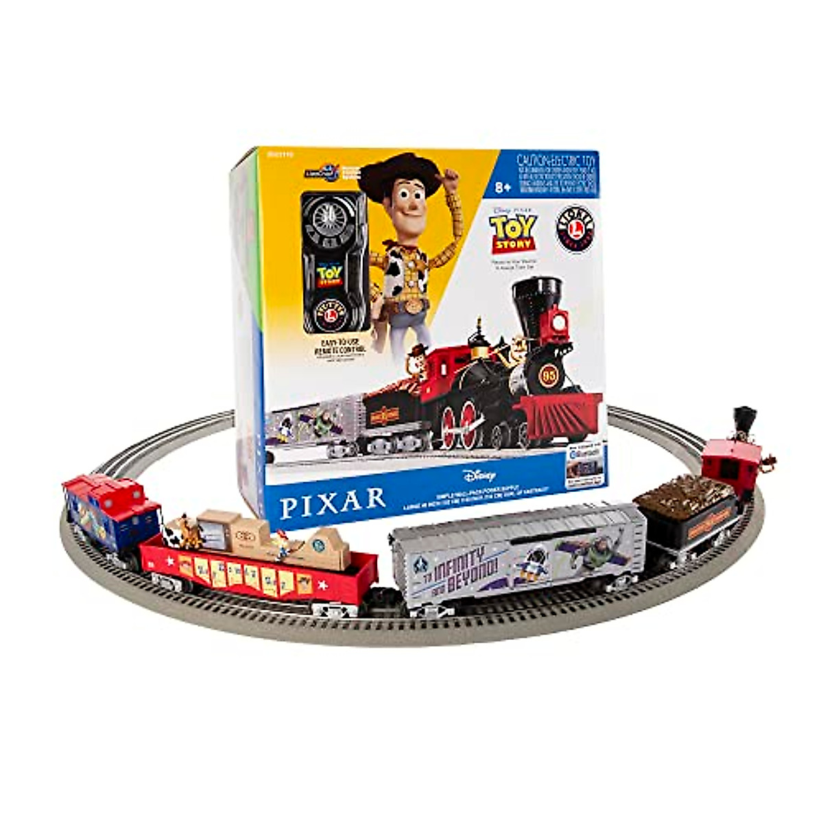 Lionel Pixar's Toy Story Electric O Gauge Model Train Set w/Remote and Bluetooth Capability