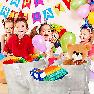 Podzly DIY Blank Canvas Tote Bags - Set of 12 Small 12" x 10" White Plain Totes for Crafting, Decorating, and Personalizing - Unleash Your Creativity with Premium Quality, Compact Design