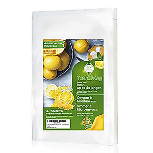 TashiLiving Vacuum Sealer Bags for Food 6x10 inch - 100 Count,Pint Size Freezer Sous Vide Pre-cut Bags, 4mil BPA-Free