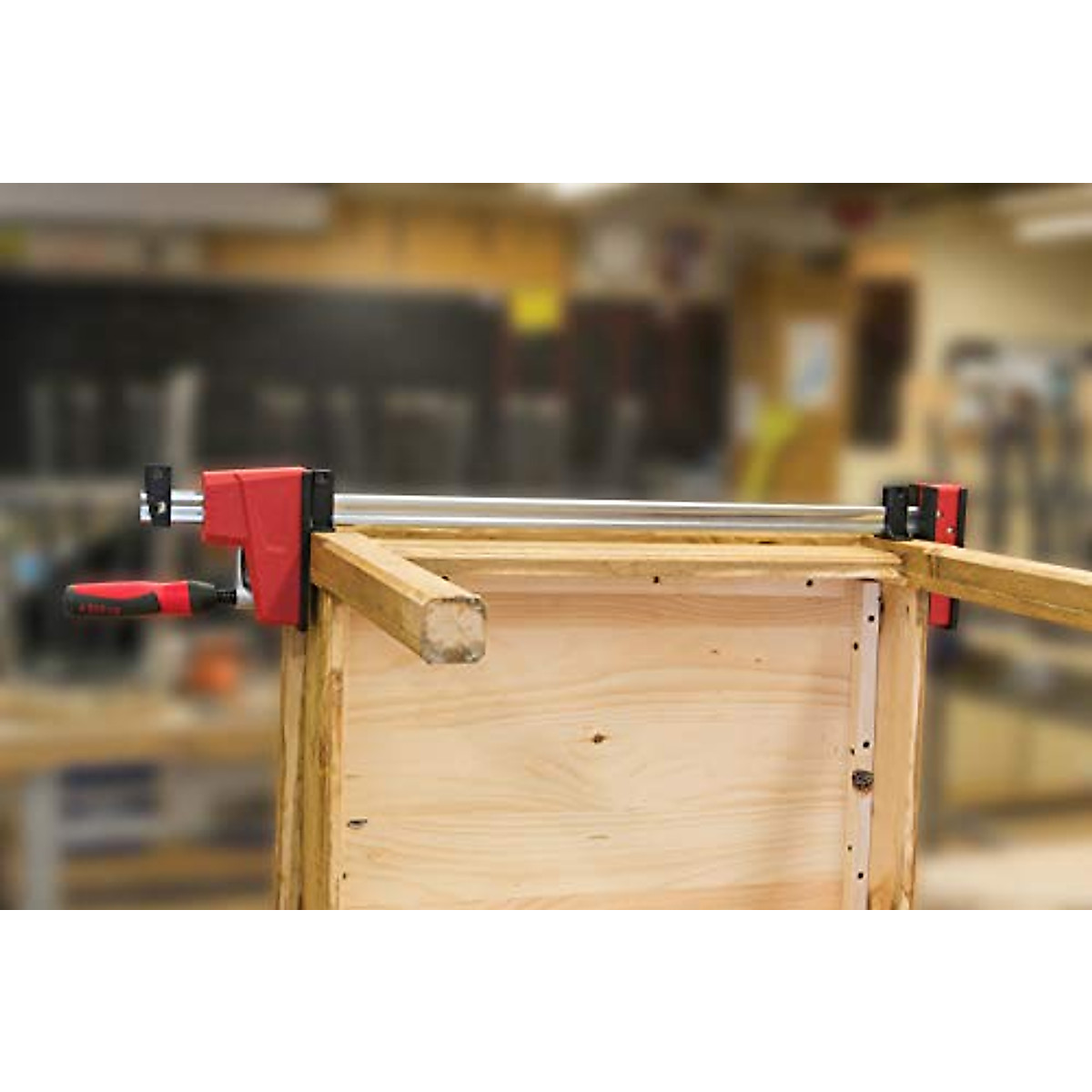 BESSEY KRE3512, 12 In., Parallel Clamp, K Body REVO Series - 1700 lbs Nominal Clamping Force , Spreader, and Woodworking Accessories - Clamps and Tools for Woodworking, Cabinetry, Case Work