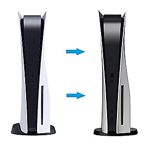 Disc Edition Face Plates Cover Skins Shell Panels for PS5 Console, Accessories for Playstation 5 Protective Shell Replacement Faceplate (Grey)