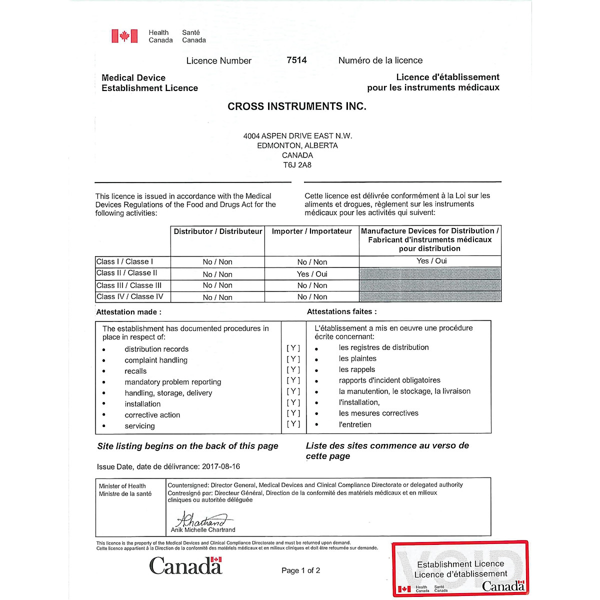 Cross Canada 11-084 Physician Fiber Optic LED Pocket Otoscope Diagnostic Set - Green