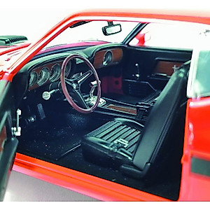 1970 Mach 1 Orange with Black Stripes Sidewinder Special Limited Edition to 500 Pieces Worldwide 1/18 Diecast Model Car by Acme A1801861