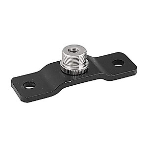 CAMVATE 5/8'' Male to 1/4'' Female Microphone Screw Adapter with Bottom Pedestal Wall/Table/Ceiling Mount - 2325