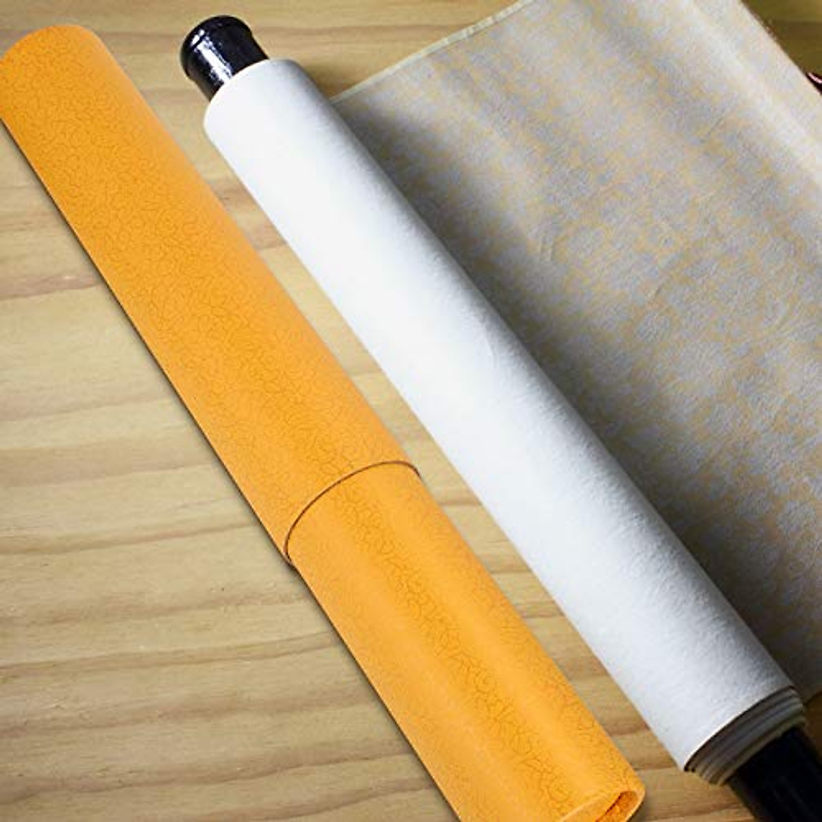 EXCEART Documents Storage Tubes Document Poster Tube Paper Storage Tube for Blueprints Prints Posters Targets Artworks and Drawings Yellow Drafting Tube