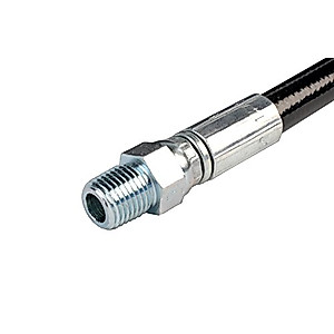 Sewer Jetter Kit 1/8" NPT x 50' Hose & 4.0 Orifice Button Nose Nozzle 4000 PSI