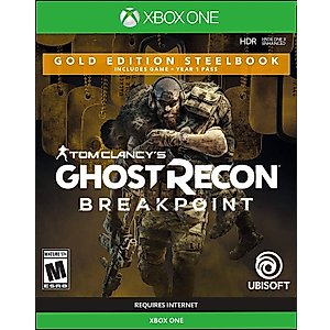 Tom Clancy's Ghost Recon Breakpoint Steelbook Gold Edition - Xbox One