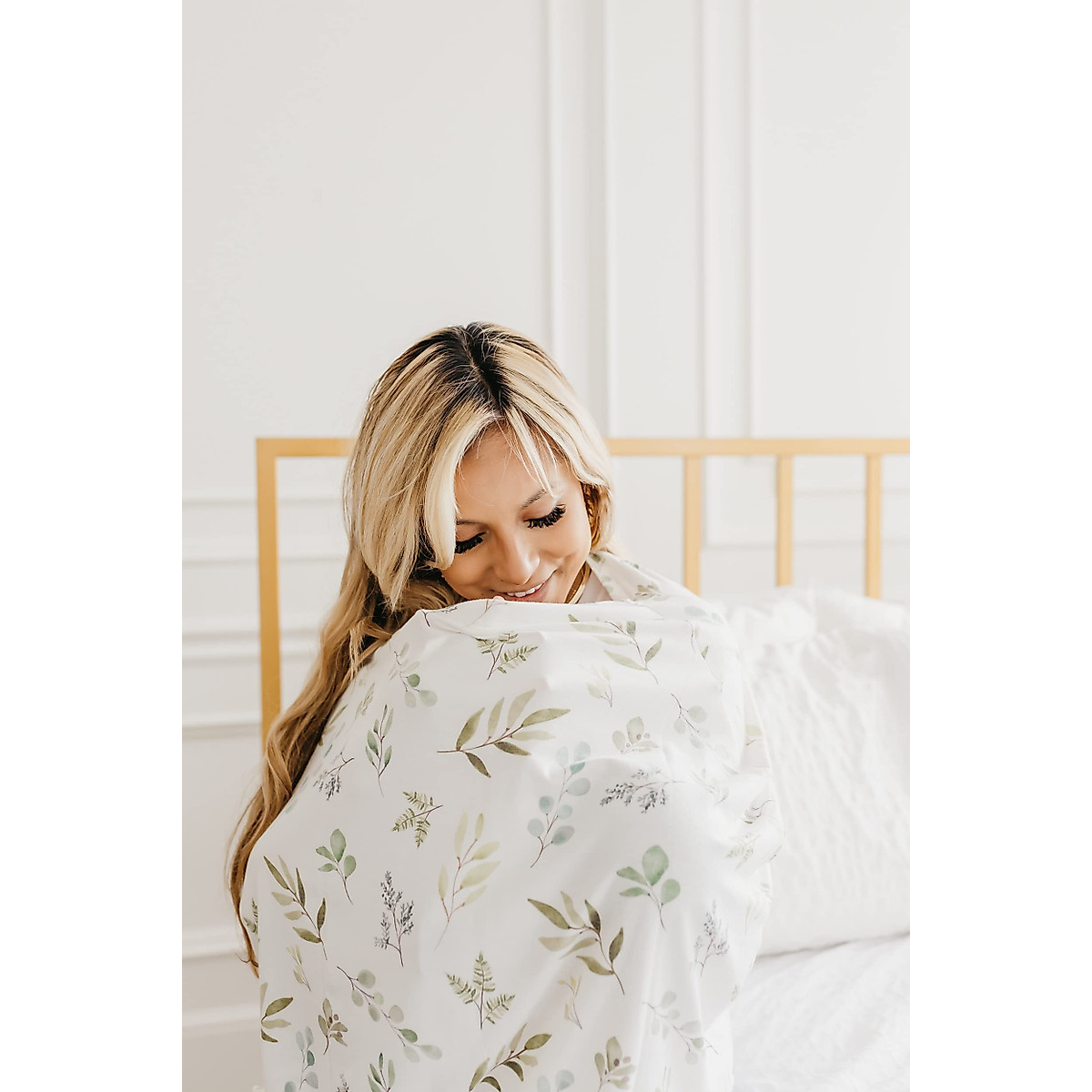 Copper Pearl Multi-Use Cover: Car Seat Covers, Nursing Cover, and Stroller Cover for Sun - Stretchy Fabric, All-Season Use, Stylish Designs, Easy Access for Moms - Haven