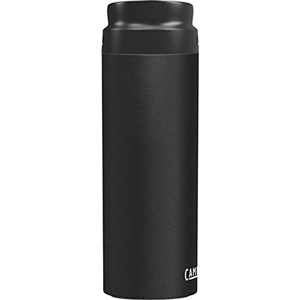 CamelBak Forge Flow Coffee & Travel Mug, Insulated Stainless Steel - Non-Slip Silicon Base - Easy One-Handed Operation - 16oz, Black