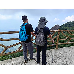 YZAOLL 25L Lightweight Packable Hiking Backpack Waterproof Hiking Daypack for Women Men Gym Backpack Travel Camping Vacation,Black