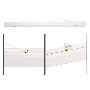 Magnetic Poster Hanger Frame, fosa 21cm/30cm/40cm/50cm/60cm/70cm/80cm Light Wood Wooden Magnet Artwork Print Dowel Poster Photo Picture Hangers Frames DIY Poster Scroll Prints