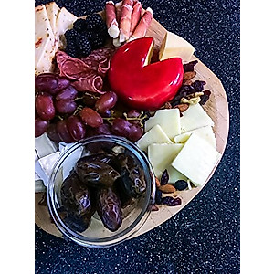 Camco Bamboo Pizza Peel, Charcuterie with Handle - Pizza & Bread Serving or Baking Board | Cutting Board & Serving Tray for Fruit, Vegetables and Cheese - (53000)