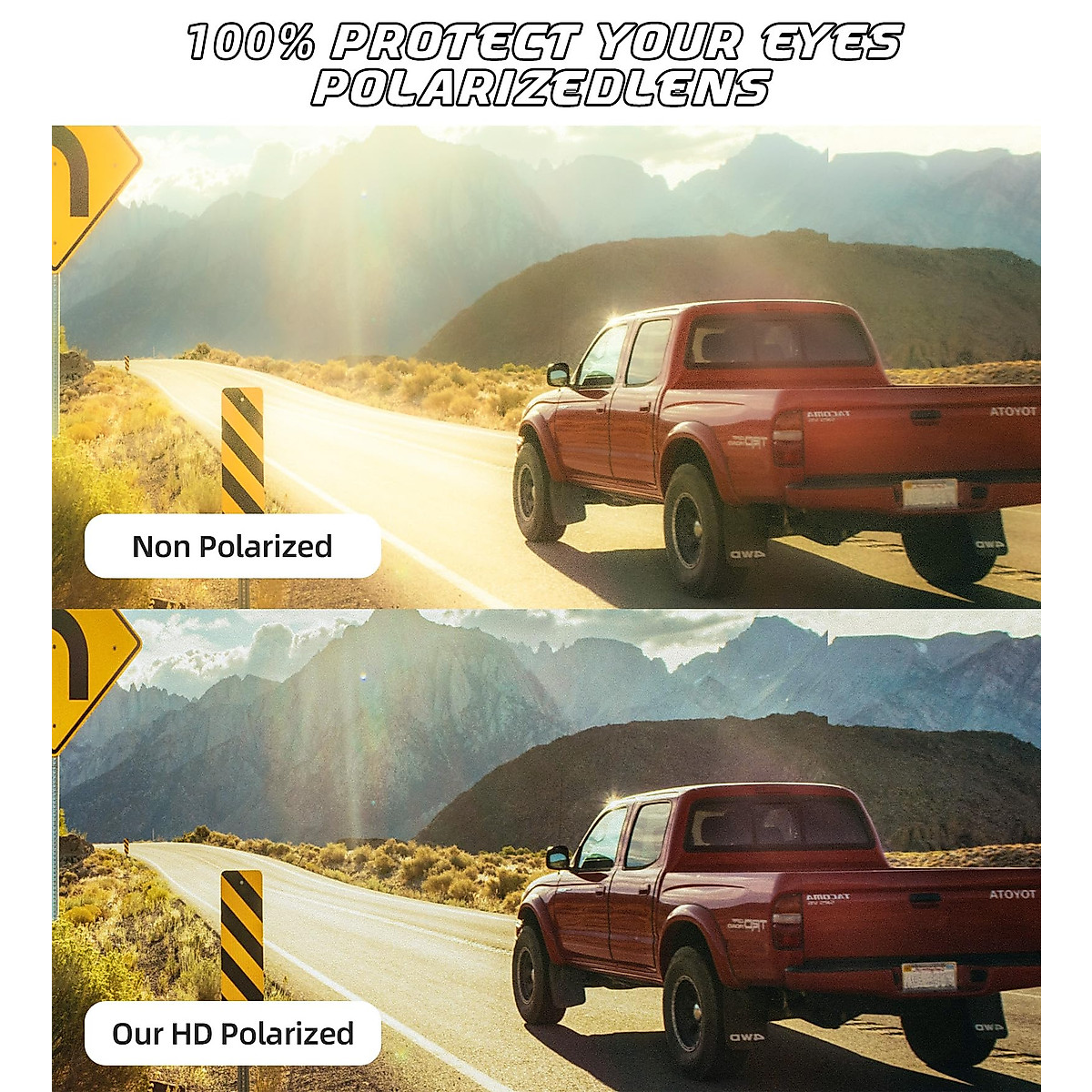 JIM HALO Retro Polarized Sunglasses Men Women Flat Top Square UV400 Glasses for Driving Fishing Hiking Golfing (Black Frame/Polarized Gradient Grey Lens)