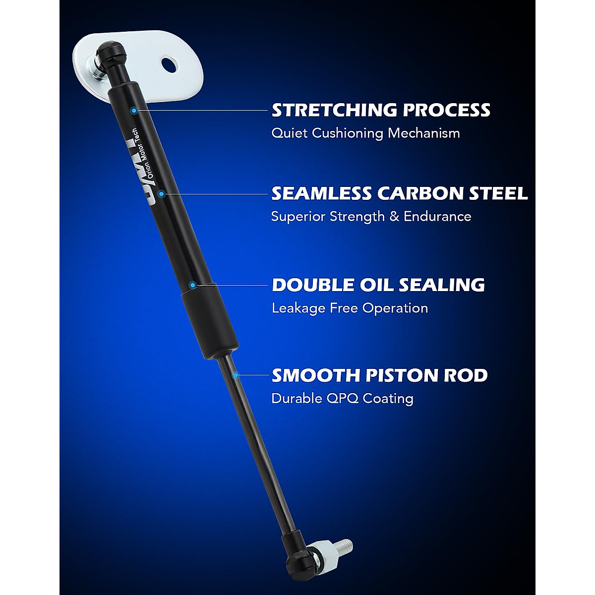 Orion Motor Tech Truck Tailgate Assist, Pickup Tailgate Lift Assist Kit Compatible with 1997 1998 1999 2000 2001 2002 2003 Ford F150, 1999 to 2016 F250 F350 Super Duty, & 2010 to 2016 F450 Super Duty