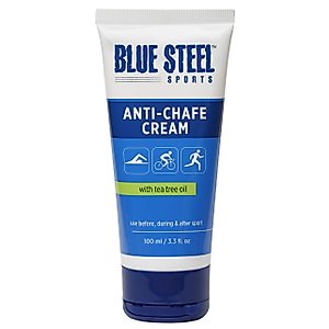 Blue Steel Sports Anti Chafe Cream | Long lasting Chafing Protection | Water & Sweat Resistant | Non Sticky & Non Greasy | Non Staining| Whole Body Protection | Gentle on Sensitive Skin
