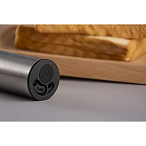 Electric USB Rechargeable Milk/Coffee Frother,Royal Handheld Foam Maker/Mixer for Latte, Cappuccino, Frappe Drink, Hot Chocolate, Stainless Steel Silver…