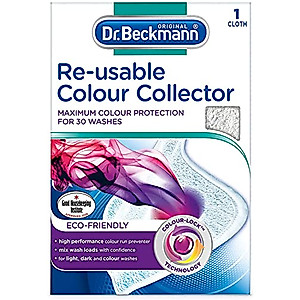 Dr. Beckmann Re-usable Colour Collector Cloth | Eco-friendly colour protection for up to 30 washes | Reusable cloth | 1 pack = 1 cloth