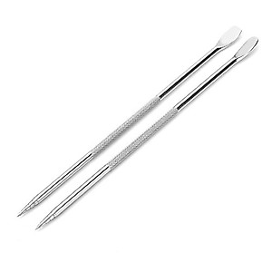 AKOAK Stainless Steel Coffee Art Pen,Coffee Fancy Stitch Barista Tool for Cappuccino Latte Espresso Decorating,2 Pieces