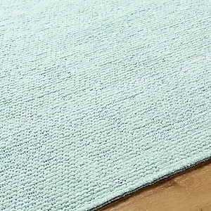 Livabliss Quebec Casual Machine Woven Area Rug, 9'2" x 12', Seafoam