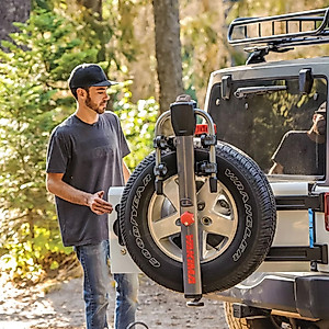 YAKIMA - SpareRide, Bicycle Rack, Turns Your Rear Mounted Spare Tire Into A Rack, 2 Bike Capacity