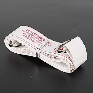 Zerodis 2.5m Cattle Body Weight Tape Measure, Portable Bust Weight Contrast Ruler Farm Equipment for Animal Livestock Body Weight