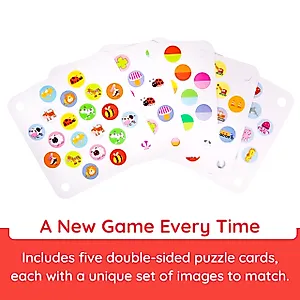 Fat Brain Toys Ladybug's Garden Toddler Memory Game, Wooden Memory Matching Games for Kids, Preschool Toys