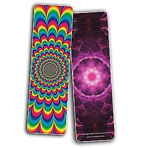 Colorful Patterns Optical Bookmarks Series 2 (30 Pack)