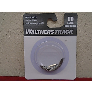 Walthers Code 83 or 100 Nickel-Silver Rail Joiners (48)