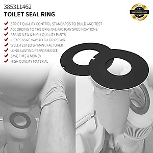 Sikawai 385316140 385311462 RV Toilet Flush Seal Replacement Kit Toilet Rubber Ball Bowl Gasket Fits for Do-Metic Se-Aland Man-sfield Vacu-Flush Cam-per 510/510+, 2010,506/1006,1008/EcoVac 146-149