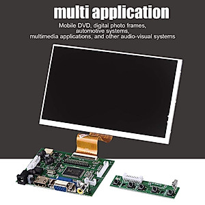 7 Inch Display Screen,HDMI 1024×600 USB isplay Screen + HDMI+VGA+2AV Driver Board Replacement for