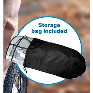 Graco Baby Jogging Stroller Universal Rain Cover, Ventilated Weather Shield, Waterproof, Windproof, Versatile Size to Fit Most Jogging Strollers, Vinyl, Clear, Plastic