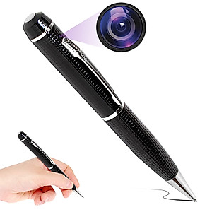 mom faves Hidden Spy Camera Pen, 1080P HD Body Cam with Loop Recording Portable Pocket Cam for Classroom Meetings Indoor/Outdoor