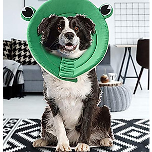 Dog Cone, Pet Recovery Collar Comfy Pet Cone Collar Protective Collar for After Surgery Lick Wound Healing Flexible Cone for Dogs After Surgery (XL)