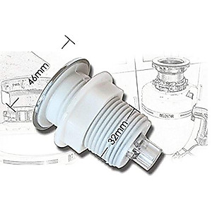 Garbage Disposal Air Switch Spa Bathtub Air Switch Button Kit Chrome Hot Tub Garbage Disposer or Evolution Food Waste Equipment