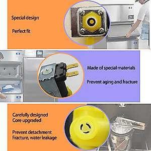 2024 Upgrade 000008484 000009122 33129030 IH9122 Ice Machine Water Inlet Valve Assembly (OEM) 220V/240V 50Hz/60Hz 6W for Manitowoc Ice Machine Parts 2-Year Warranty