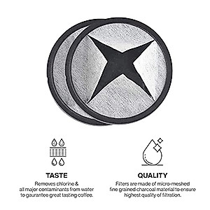 6-Pack Replacement Charcoal Water Filter Discs for Mr. Coffee Brewers Coffee Machines