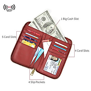 Cebostin Small Phone Purse Crossbody for Women, Mini Shoulder Bag Cell Phone Wallet and Handbags with 12 Credit Card Slots (Khaki)