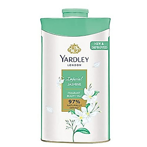 Yardley London Jasmine Perfumed Talcum Powder - 250 g. 8.8 oz, Deodorizing Talc