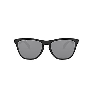 Oakley OO9013 Square Sunglasses, Matte Black/Prizm Black Polarized, 55 mm