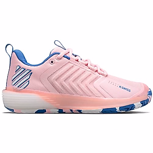 K-Swiss Women's Ultrashot 3 Tennis Shoe, Orchid Pink/White/Star Sapphire, 9 M
