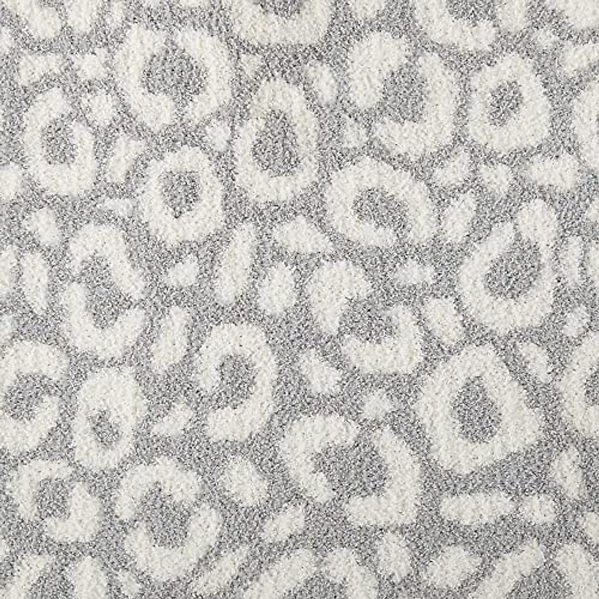 Member's Mark Luxury Premier Collection Cozy Knit Animal Print Throw (Asher Leopard- Gray, 60" x 70")