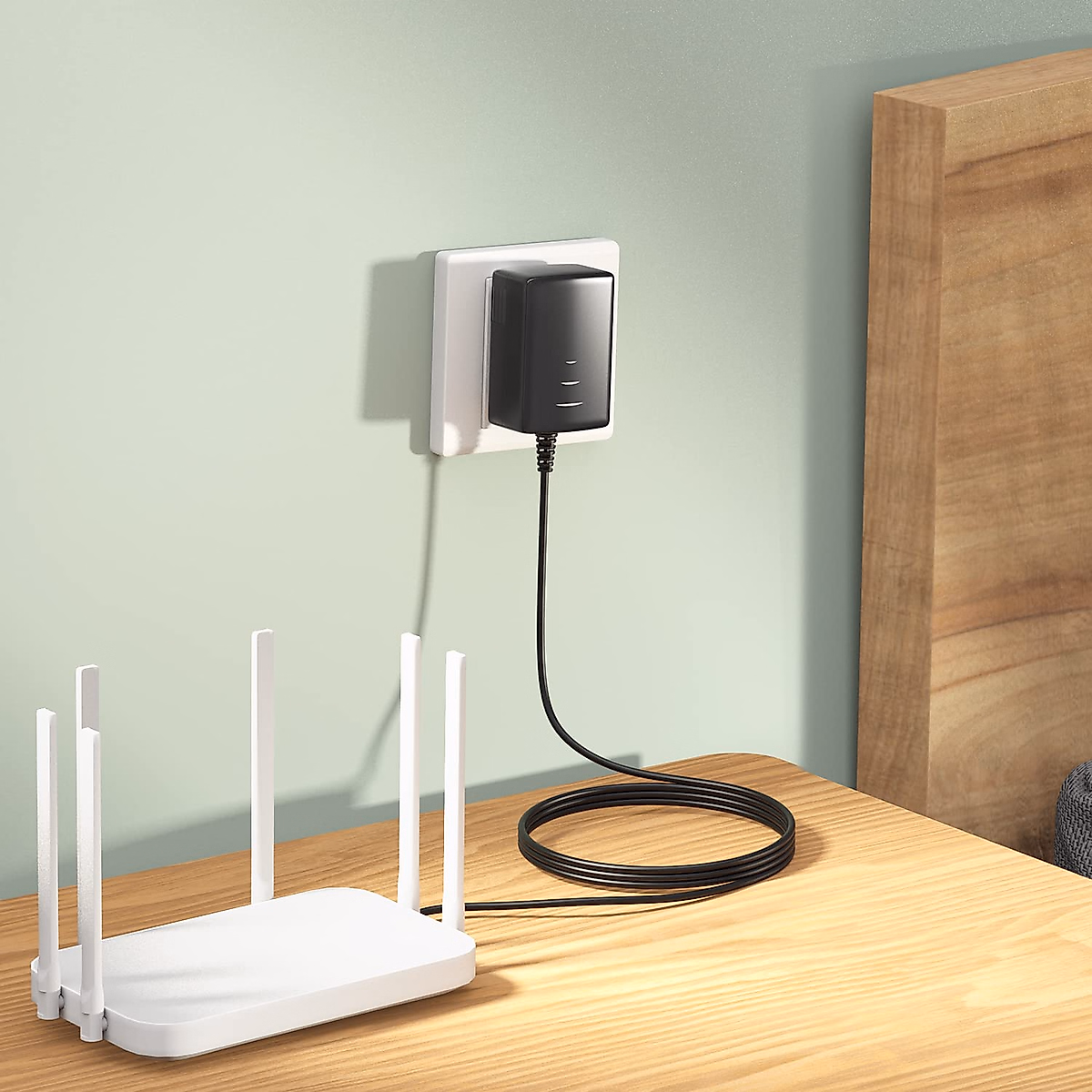 Basicvolt 12V 3A AC/DC Adapter Universal Power Supply with 10 DC Plugs, Regulated 12Volts 3000mA Power Adapter for LED Strip Light, CCTV Camera, BT Speaker, Router, DC12V Transformer