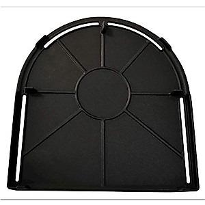 BBQ Grill Cast Iron Cooking Grate Griddle Combo for Coleman Roadtrip X-Cursion, LX, LXE, 285 Grills, Compatible with Swatop Accessories, 2-Pack