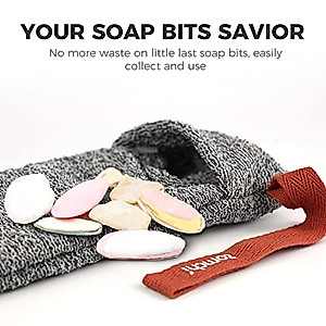 ZOMCHI 2 Pieces Soap Bags, Soap Savers for Bar Soap for Deep Exfoliating,Soap Sock for Use in Shower